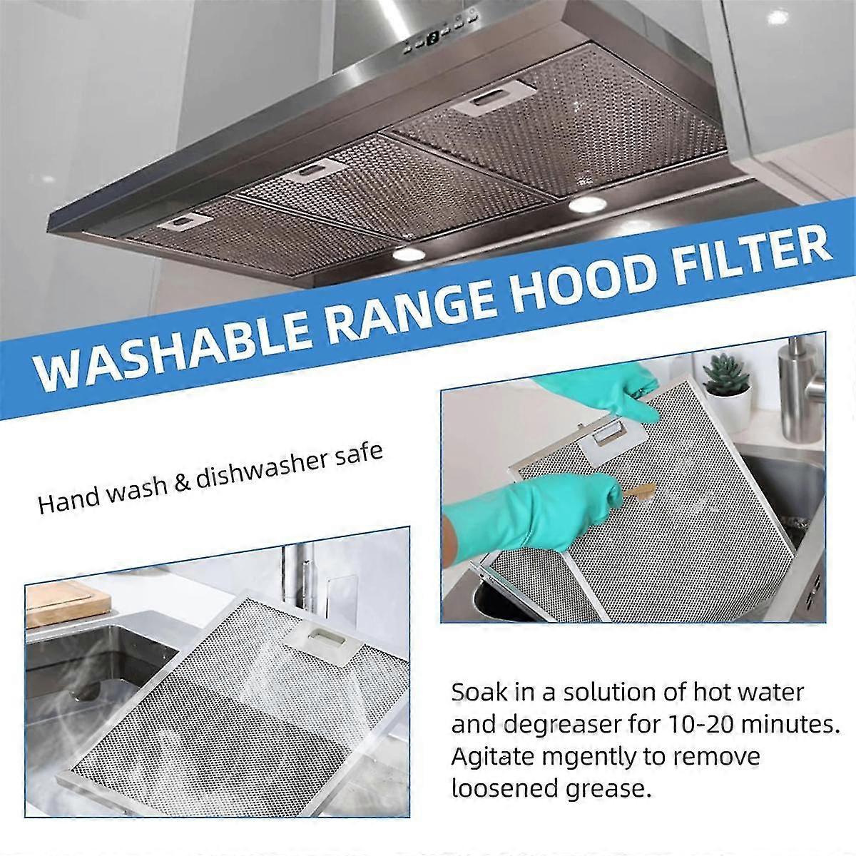 3PCS W10169961A Hood Filter for Jenn Air Range Hood Replace Aluminum ...