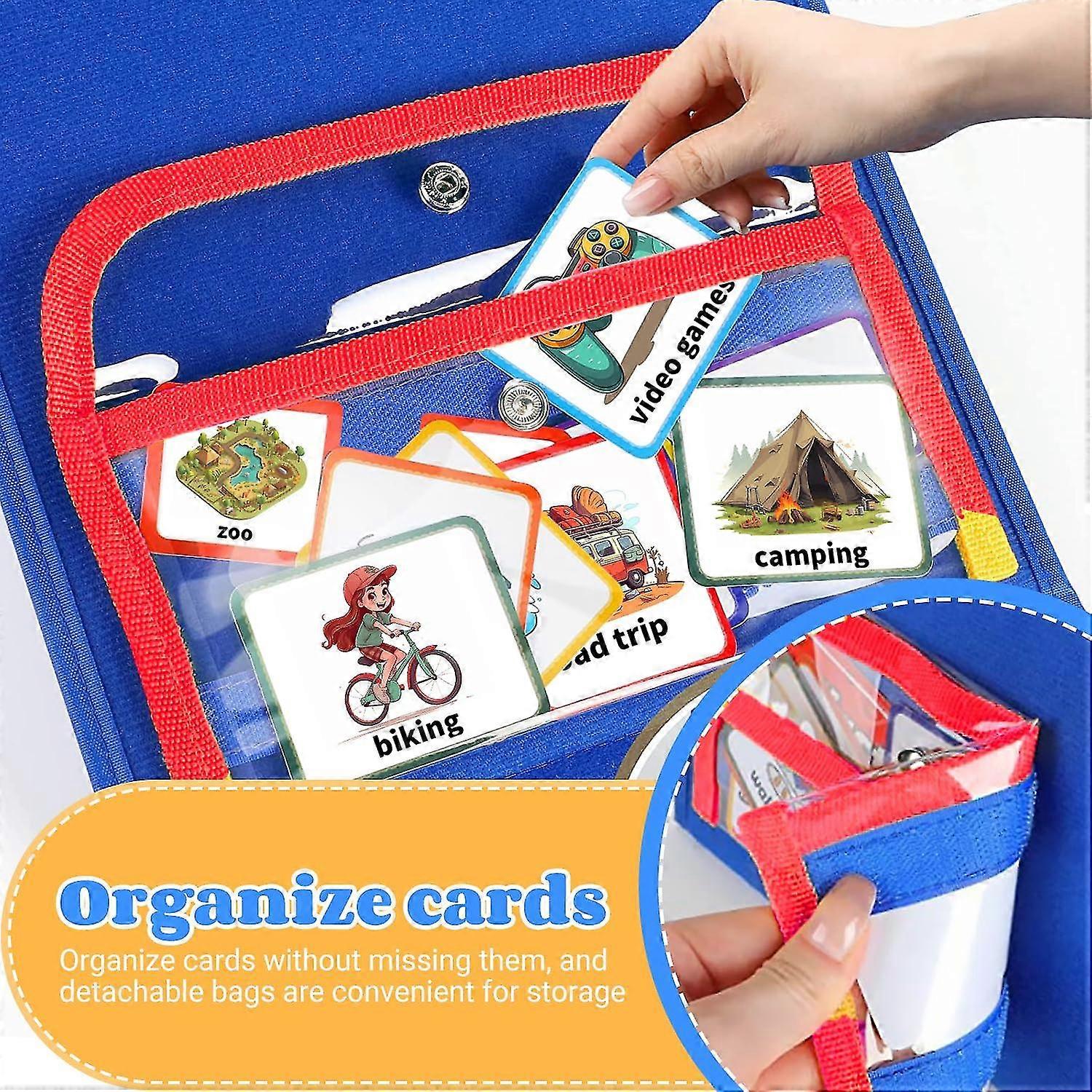 Kids Visual Timetable, Daily Routine Chart For Children With 70 Pcs ...