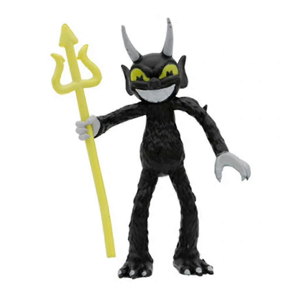 6pcs Cuphead Game Cuphead & Mugman Mecup And Brocup Figure Toy Set ...