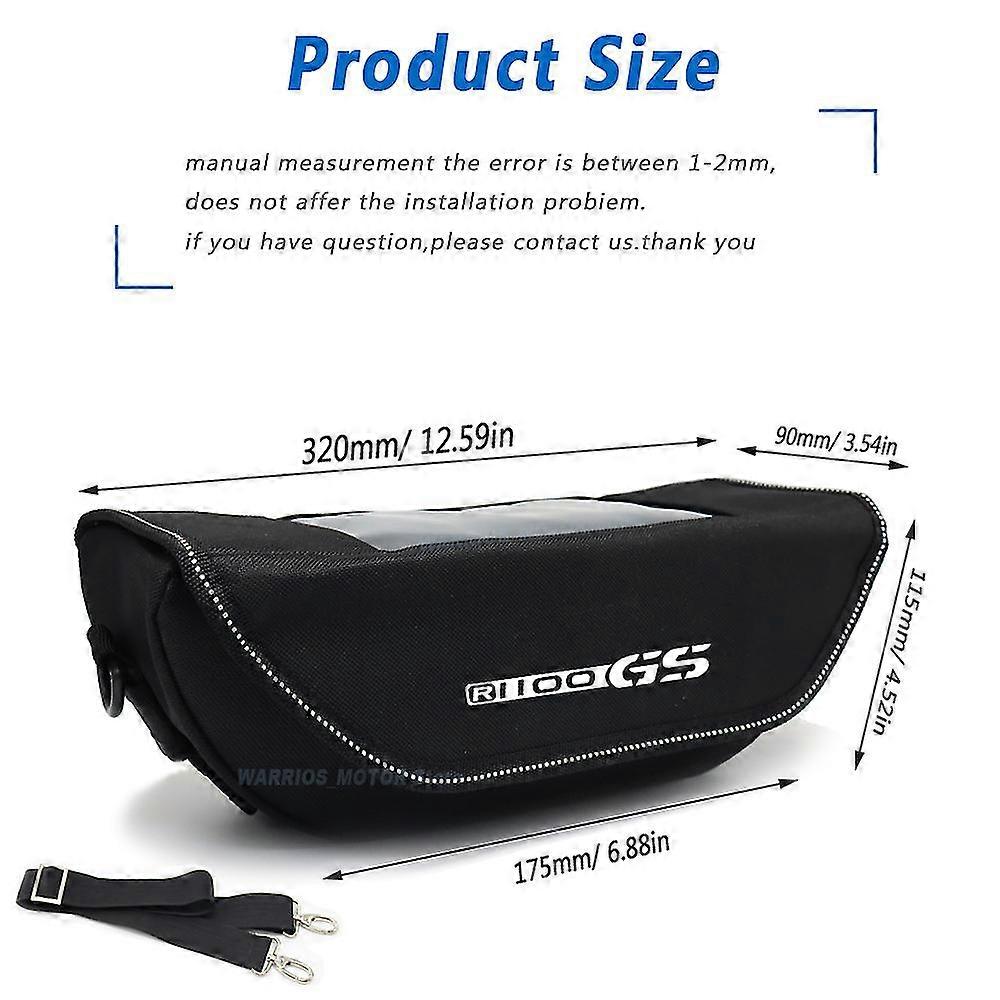 For Bmw R1150gs R1100gs Motorcycle Handlebar Bag Waterproof Handlebar ...