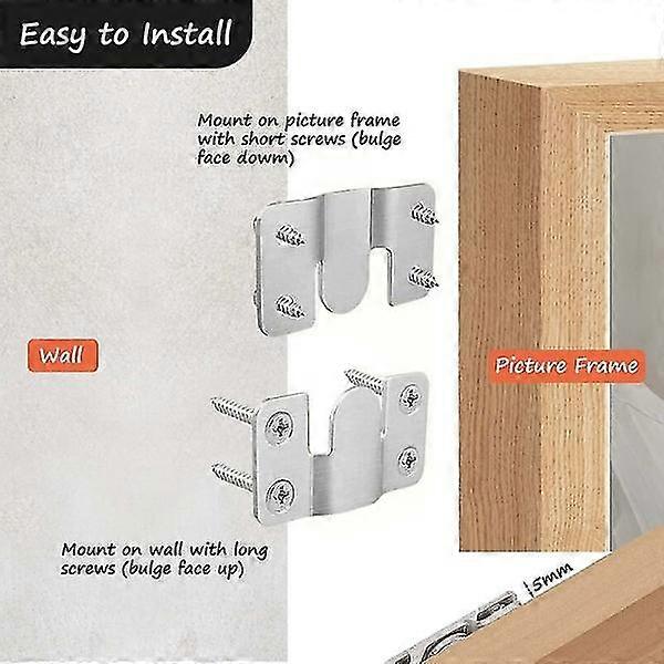 Recessed Bracket, Headboard Wall Mount Z-Lock Clip Hook Furniture ...