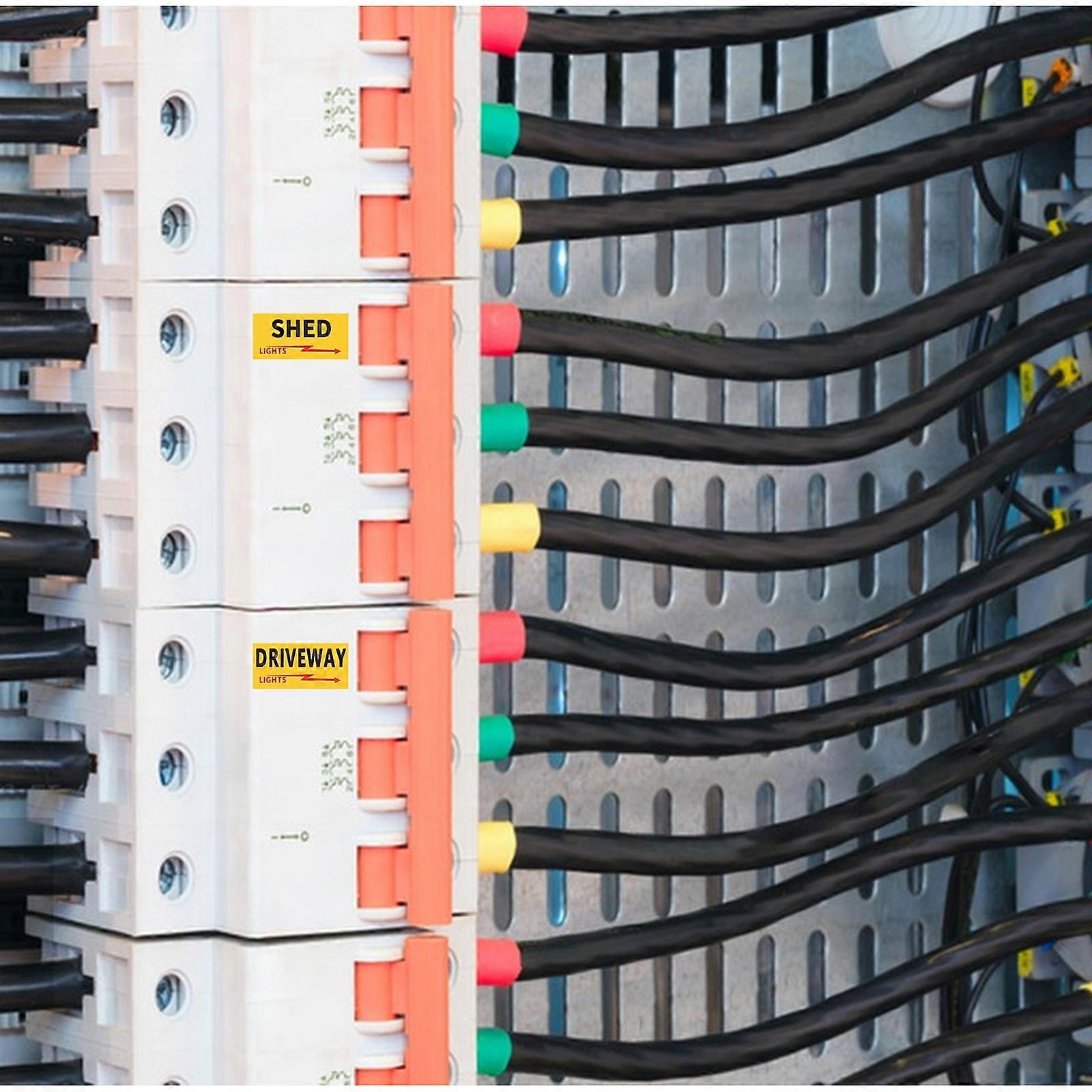 10 Sheets Electrical Panel Label Electrical Panel Labels Breaker Panel ...