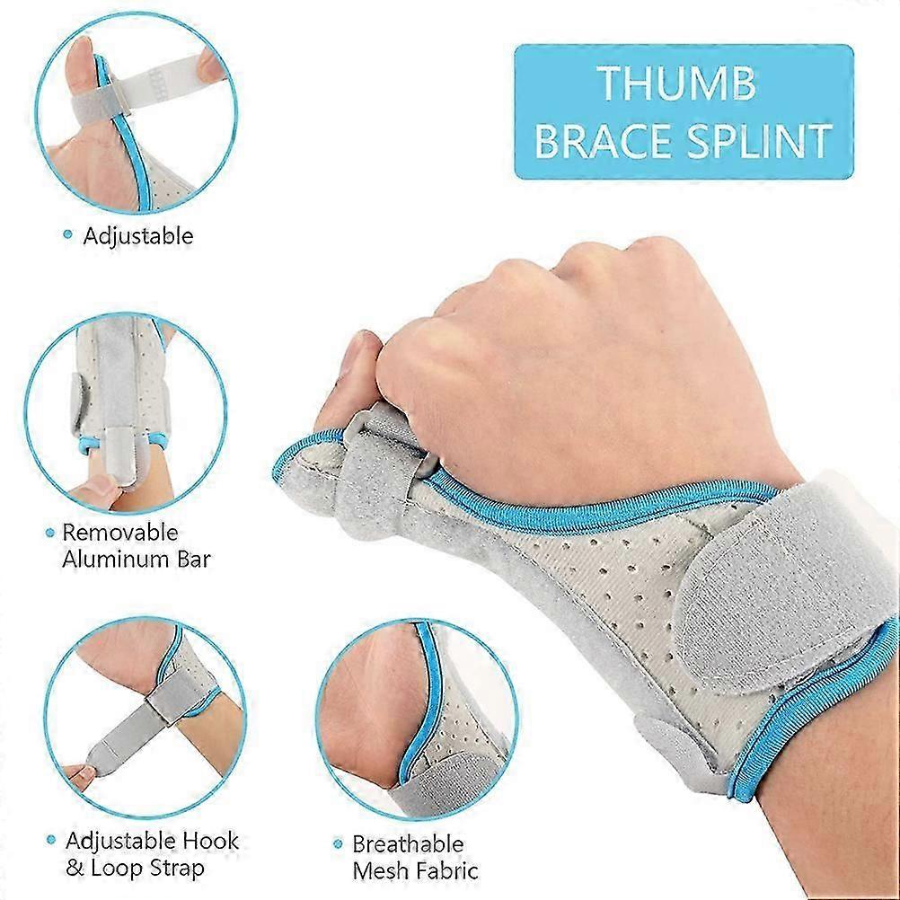 Thumb Splint Brace Reversible Thumb and Wrist Stabilizer Splint for ...