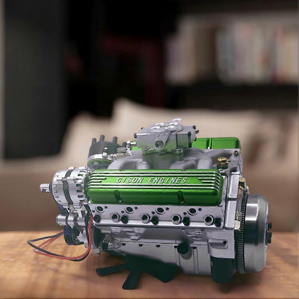 V8 Mechanical Engine Ornament Industrial Style Car Engine Ornament for ...