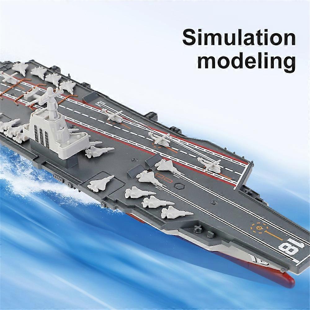 2.4G Remote Control Aircraft Carrier Model RC Boat Ship Speedboat ...
