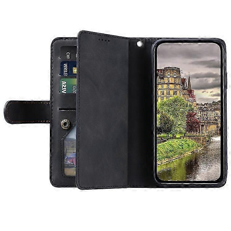 Compatible For Motorola Moto G85 5g Case Zipper Leather Phone Cover ...