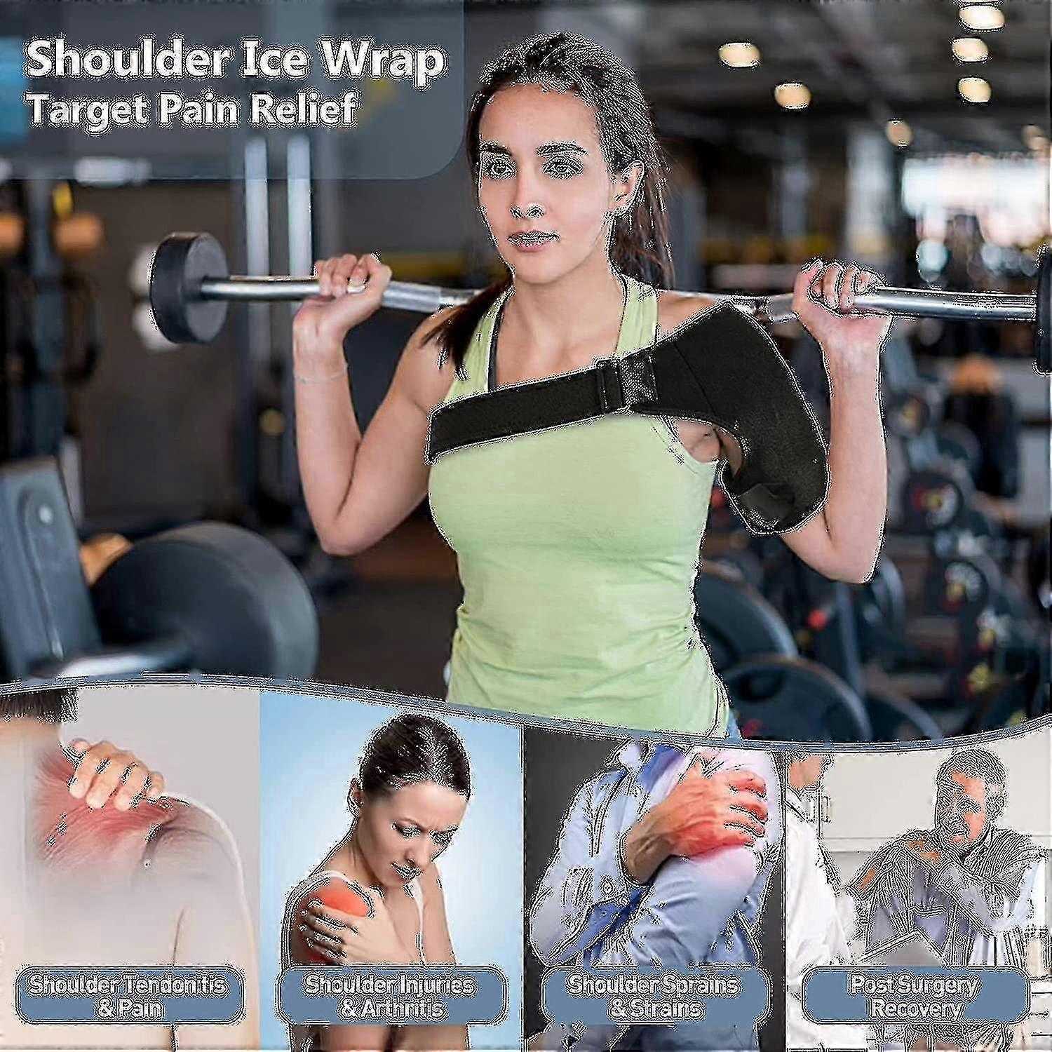 Shoulder Ice Pack Cold Therapy - Rotator Cuff Cold Therapy, Reusable ...