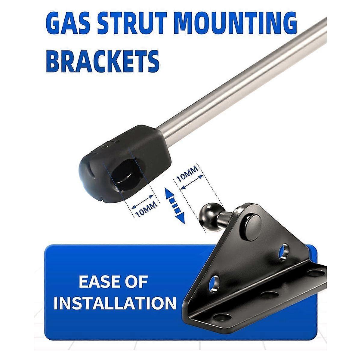 10MM Ball Stud Mounting Bracket, 4PCS Universal Gas Strut Mounts for RV ...