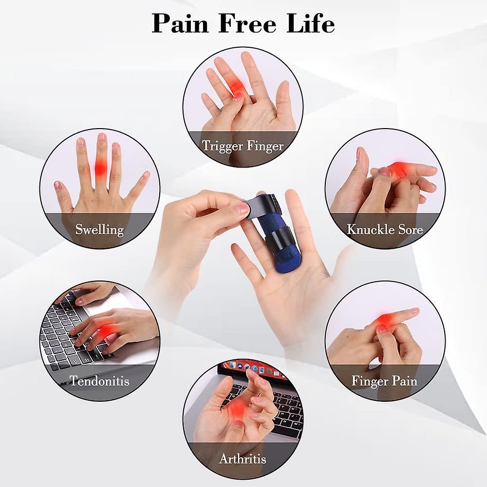 2 Finger Support Brackets With Adjustable Straps, Finger Stabilizers ...
