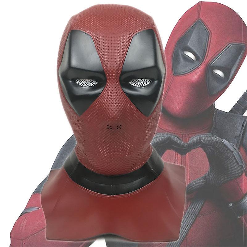 Deadpool 2 Mask Cosplay X-män Full Face Latex Hjälm Halloween Mask ...