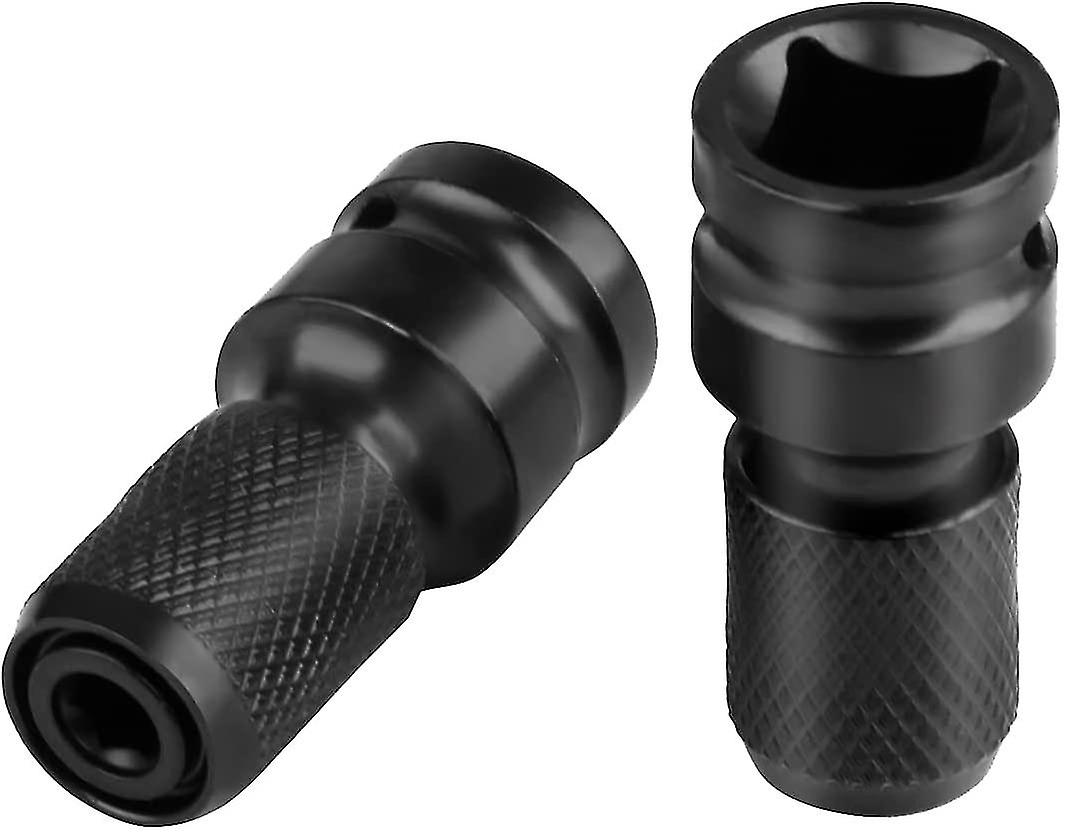 Impact Socket Driver Bit, 1/2" Square To 1/4" Hex Socket Adapters, For ...