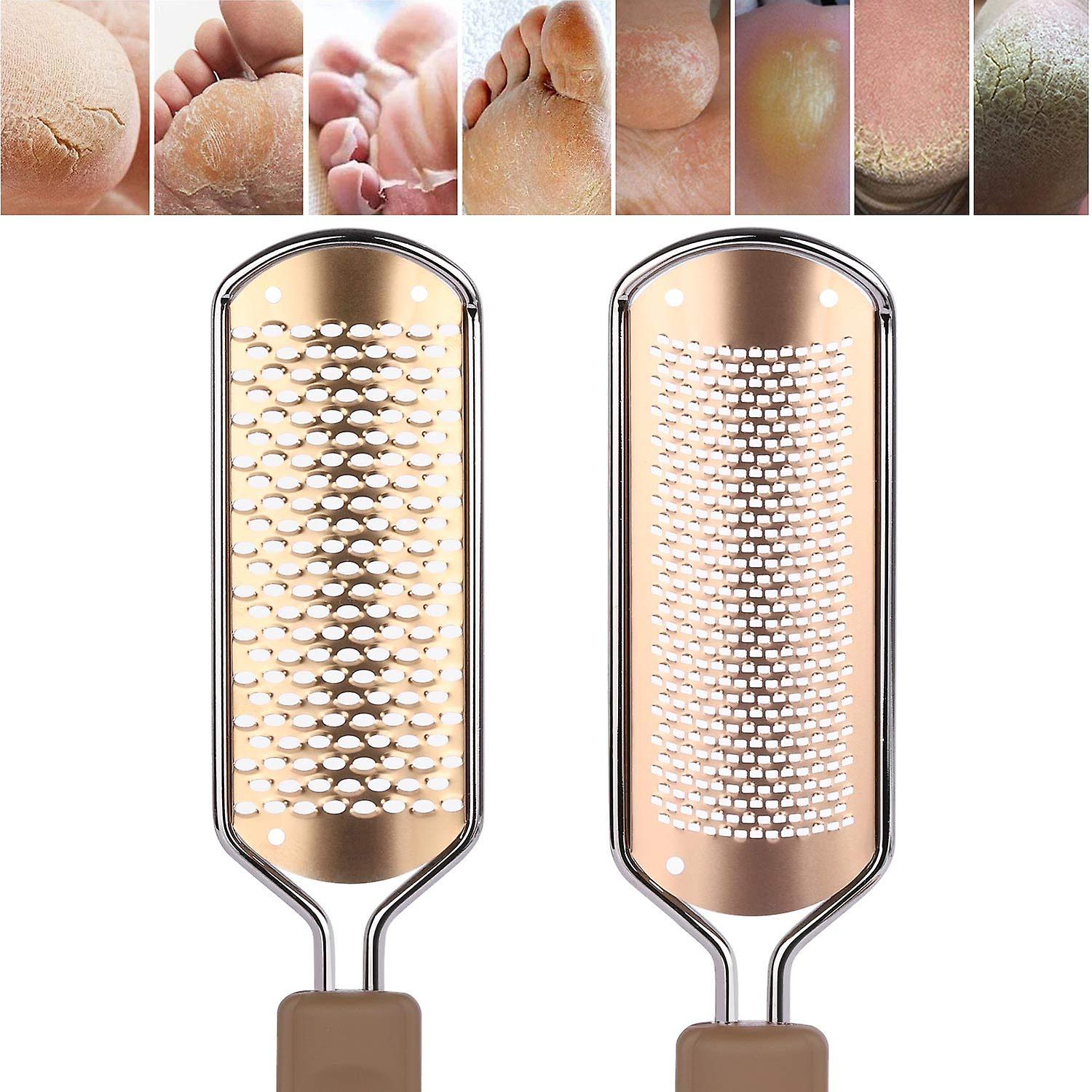 2pcs Pedicure Rasp Foot File Callus Remover,professional Stainless ...