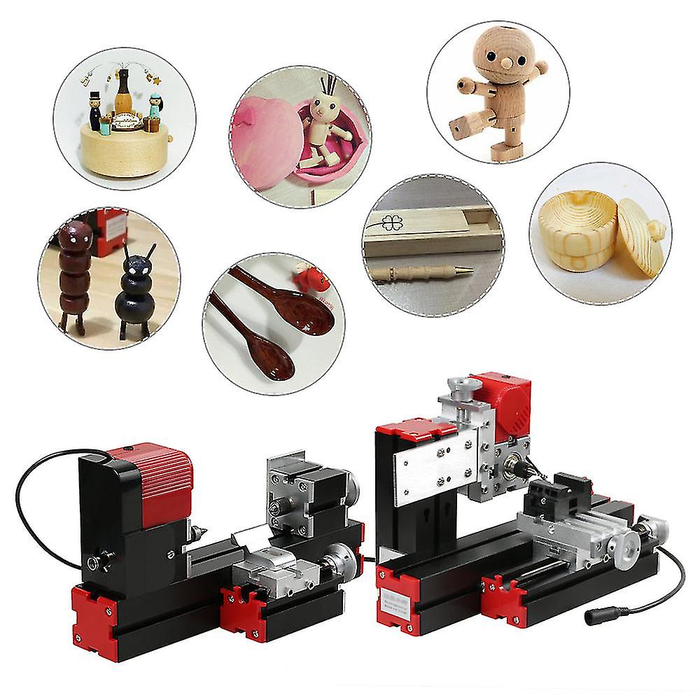 Mini diy 6 in 1 machine motorized transformer jigsaw grinder driller ...