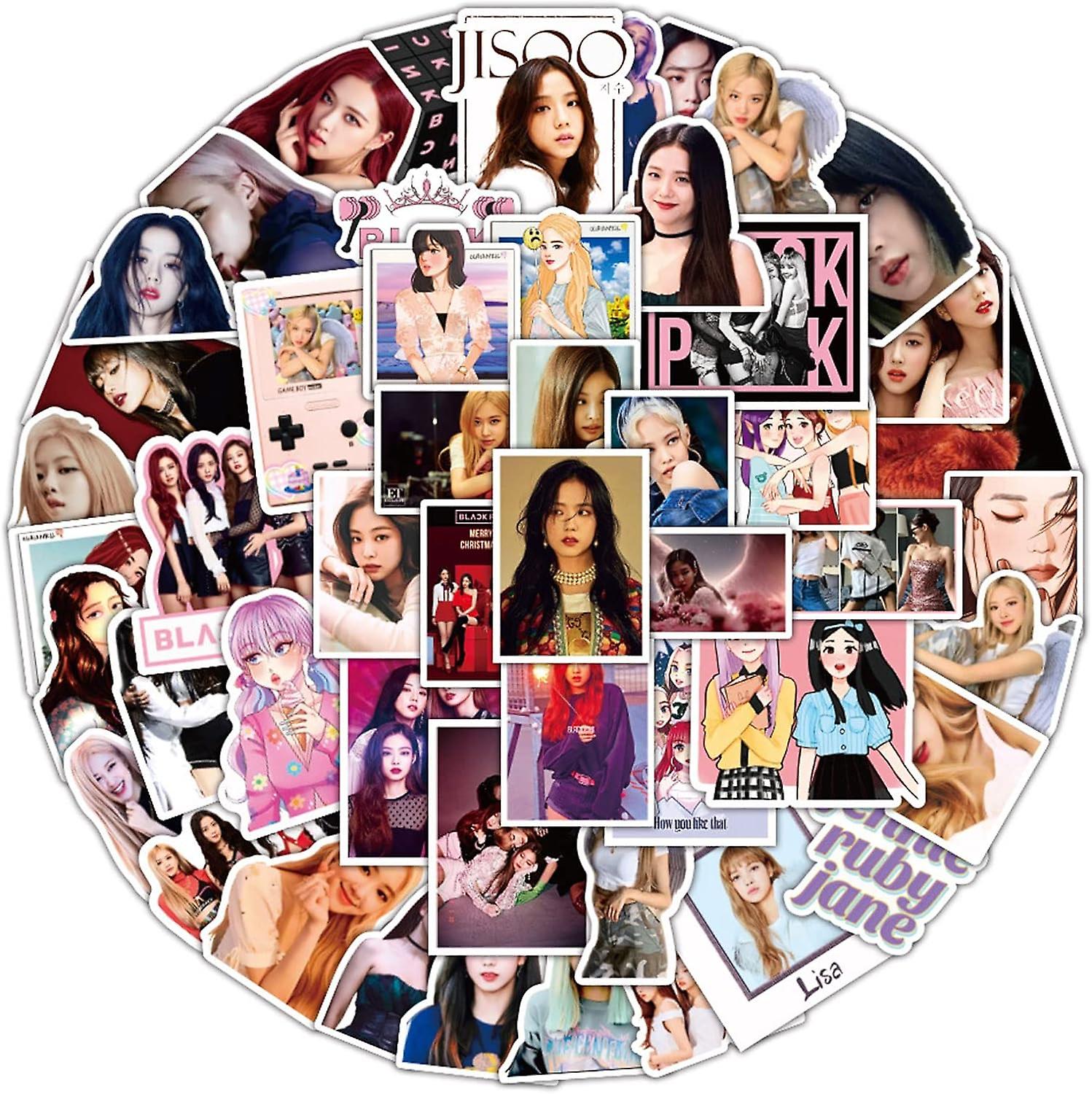 100pcs Kpop Korean Girls Group Stickers for Water Bottle, Cool Trendy ...