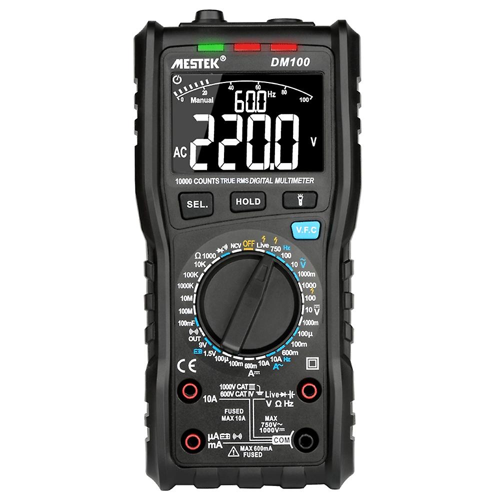 MESTEK 10000 Counts True RMS Multifunctional Digital Multimeter ...