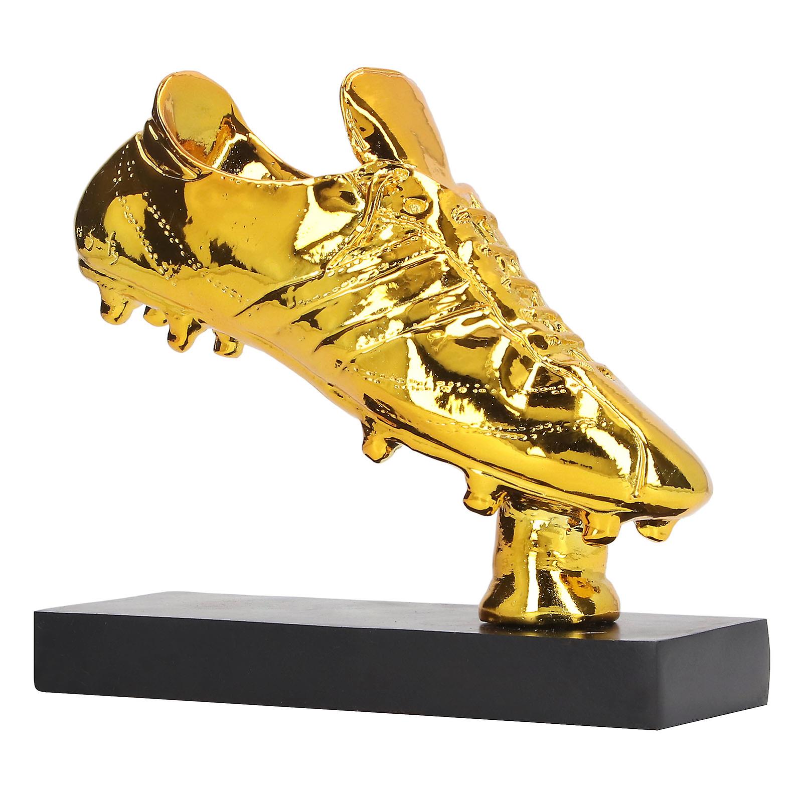 High Simulation Resin Golden Boot Trophy Model Replica - Soccer Fans ...
