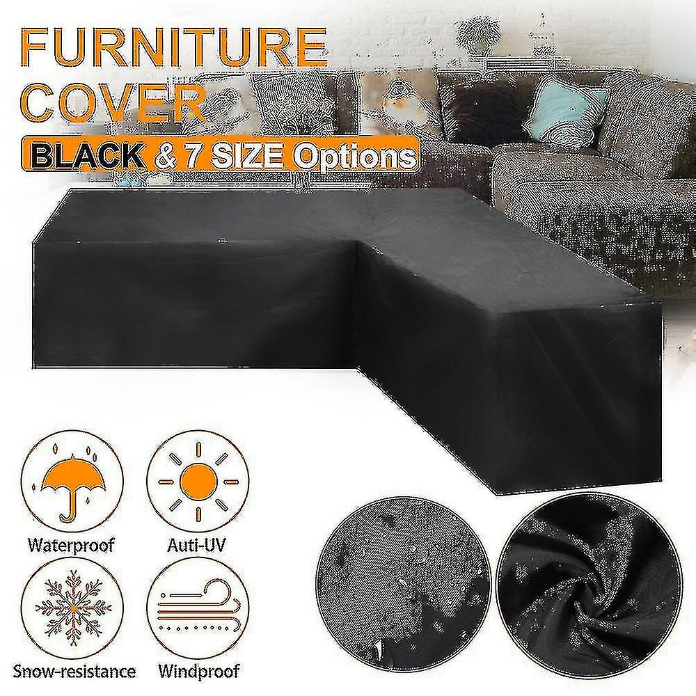 12 Size L Shape All-purpose Covers Waterproof Rattan Corner Furniture ...