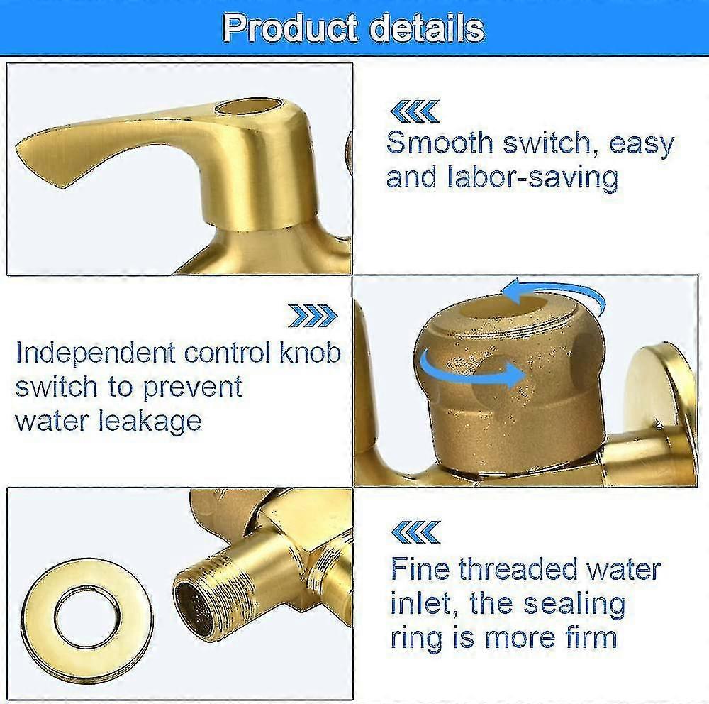 Brass Hose End Tap Outdoor Anywhere Garden Tap Garden Brass Water Bib ...