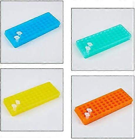 6PCS Polypropylene Microcentrifuge Tube Rack Double Panel 60-Well ...