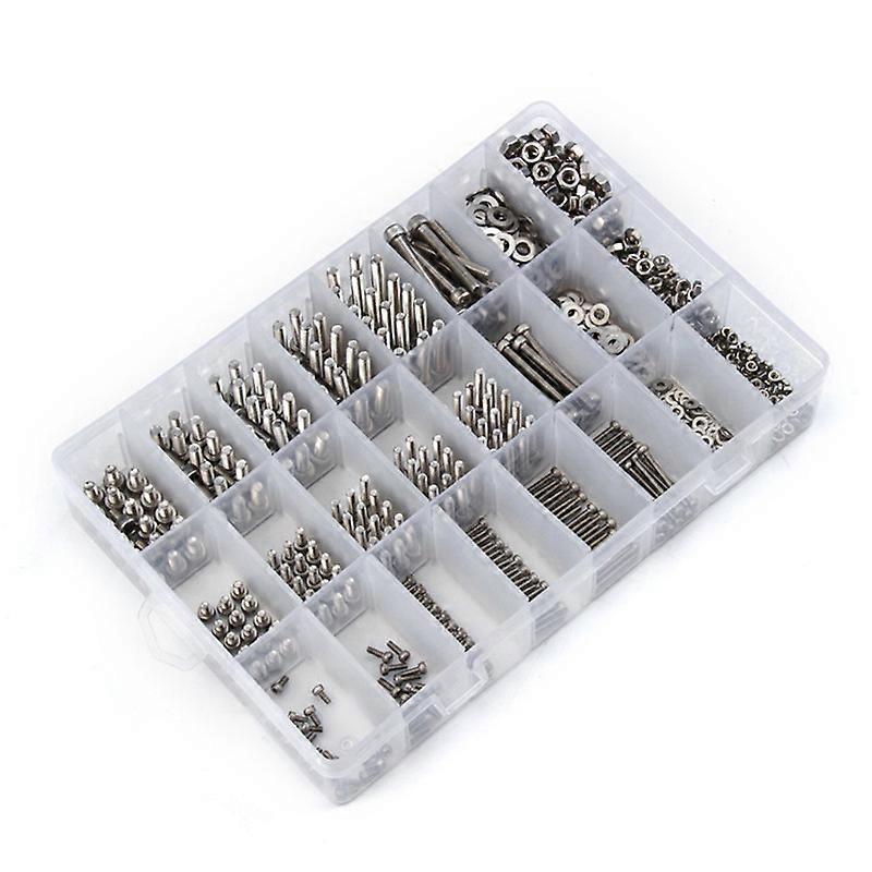 1080PCS M2// Stainless Steel Hex Socket Bolt and Nuts Set Fastener ...