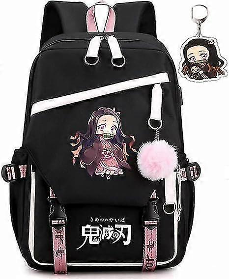 Anime Backpack Schoolbag 17' Anime School Book Bag Latop Backpacks For ...