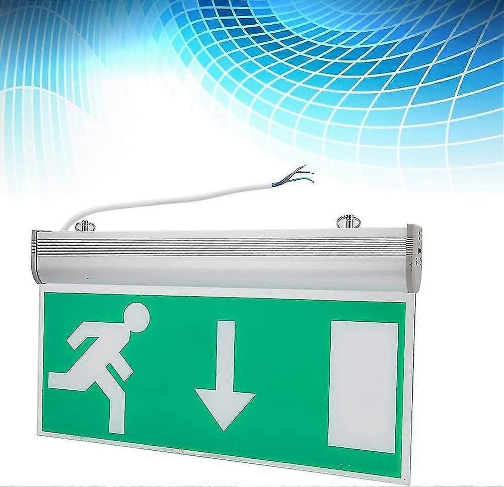 Led Emergency Exit Sign Light, Safety Escape Evacuation Indicator Light ...