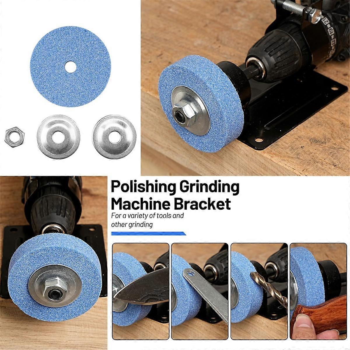 Drill Conversion Grinder Ceramic Grinding Wheel Polishing Stand Metal ...