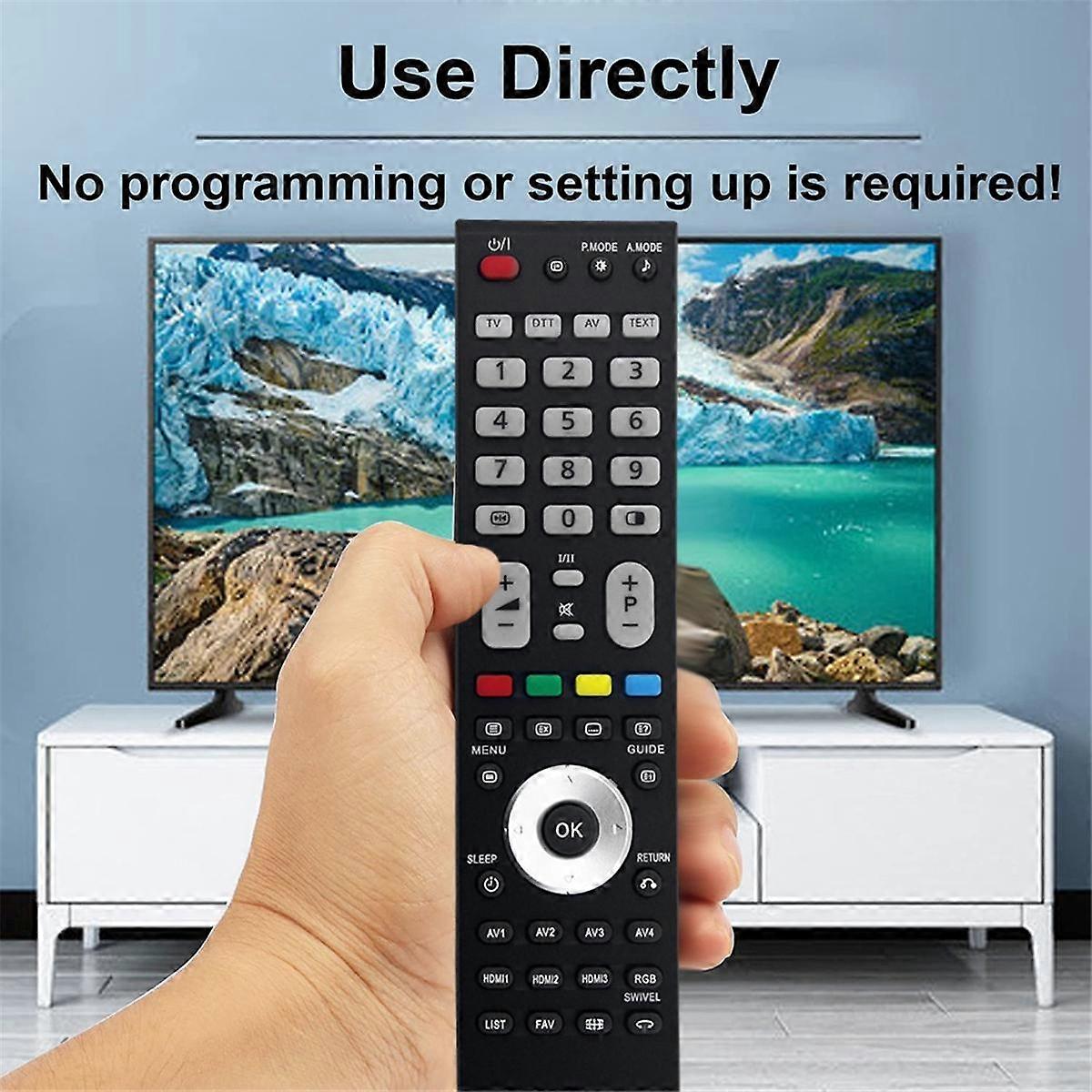 Replace CLE-998 Remote for TV CLE-999 CLE-993 CLE-994 CLE-984 L26H01AU ...