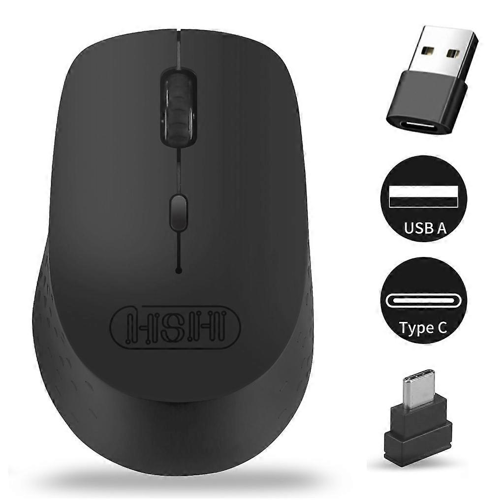 2.4Ghz Wireless Mouse Type C Connection Rechargeable, Adjustable ...