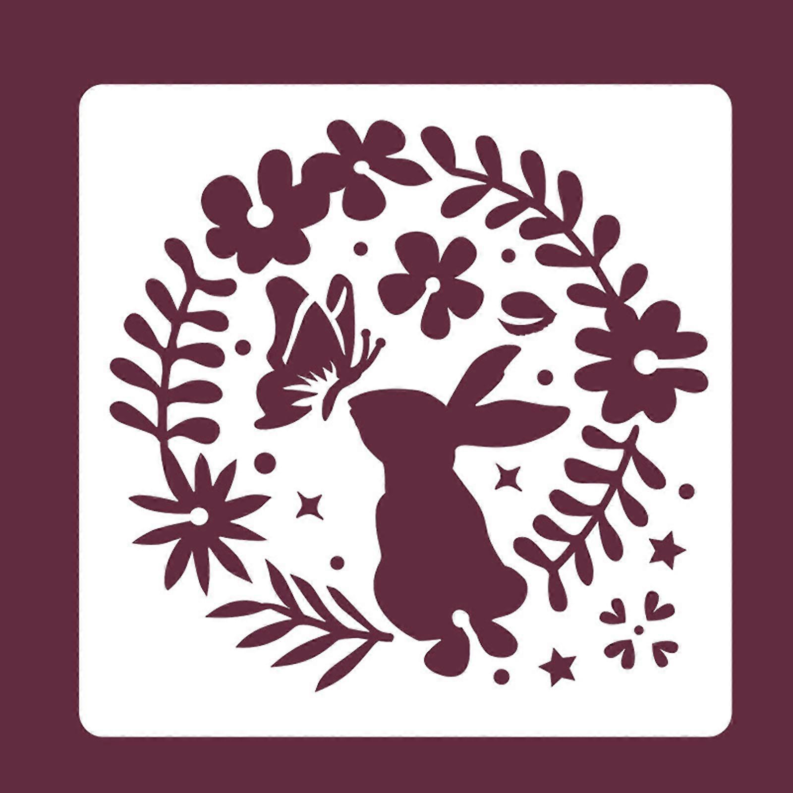 15Pcs Easter Templates Bunny Stencils Painting Template for Painting on ...