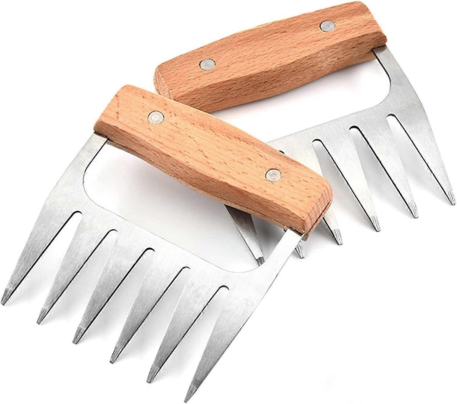 Stainless Steel BBQ Claw Shredding Meat Bear Claws Stainless Steel Meat ...