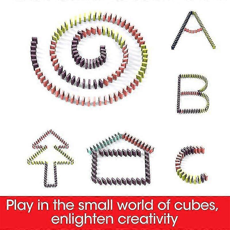 Domino Train Blocks Set Building And Stacking Toy Creatives Toys Domino ...