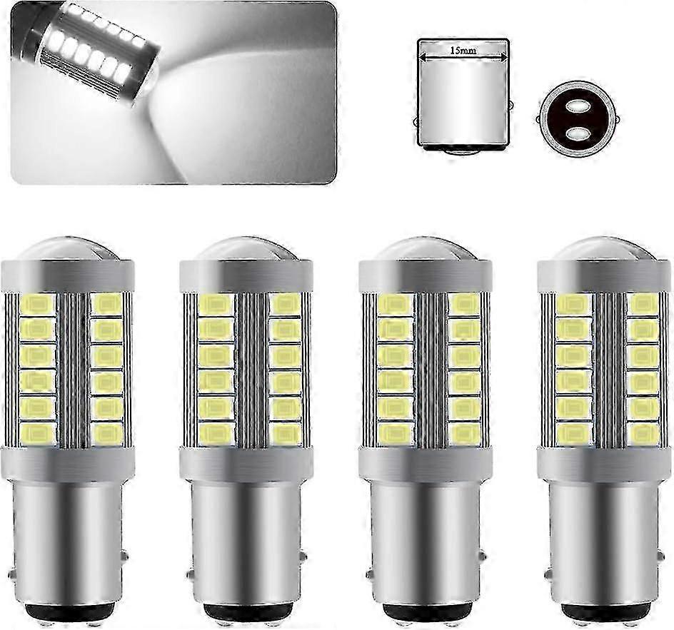X 1157 Bay15d Led Bulb Super Bright White 6000k 5630 33 Smd Canbus ...
