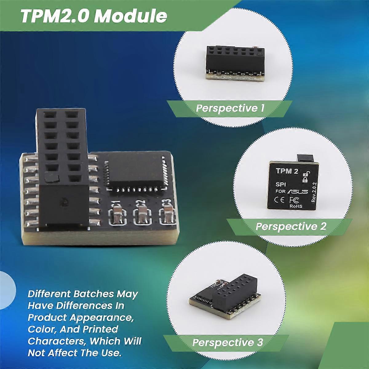 TPM Security Module TPM2.0 for TPM SPI Parallel Trusted Platform Module ...
