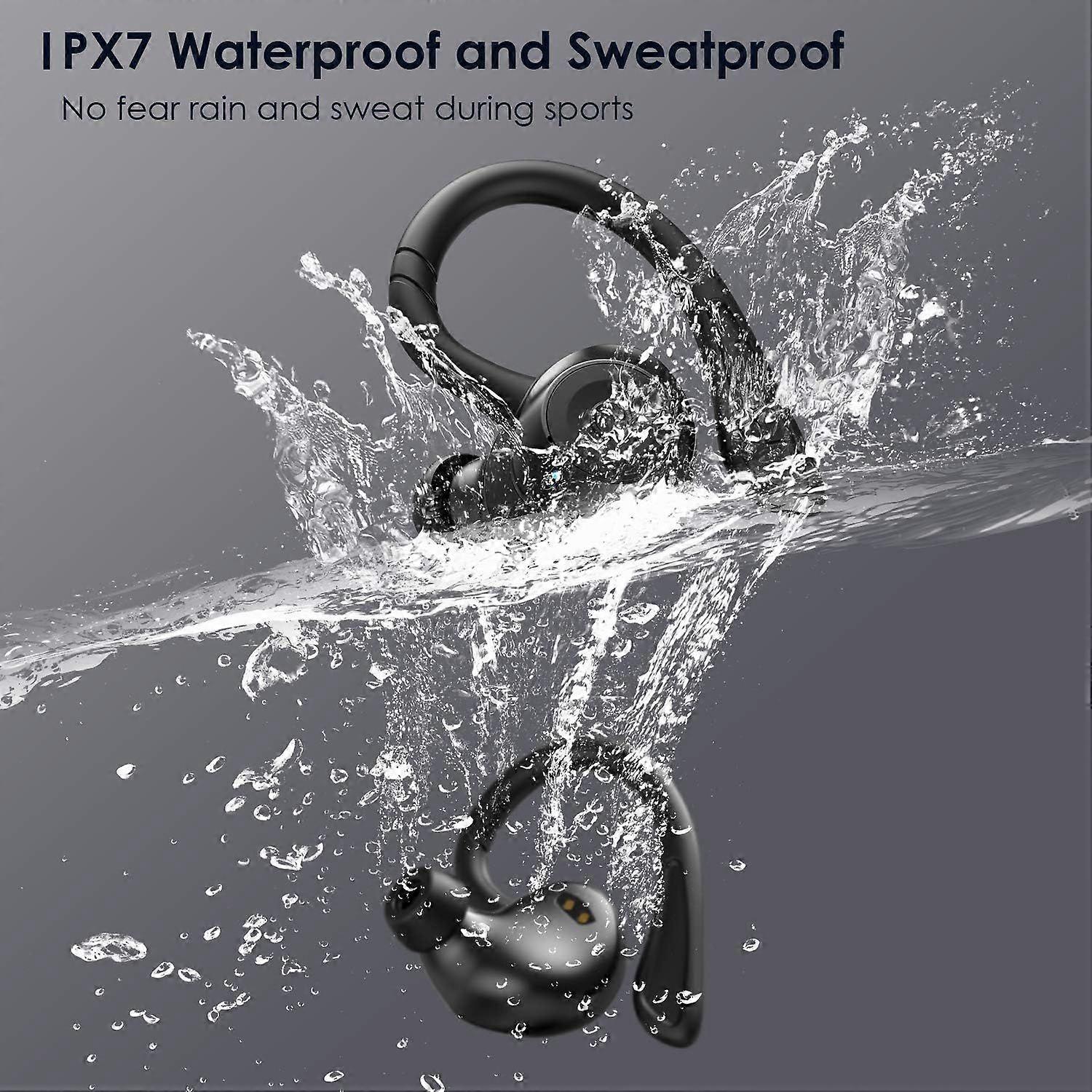 2025 New Bluetooth Headphones Sport IPX7 Waterproof Sport Headphones ...