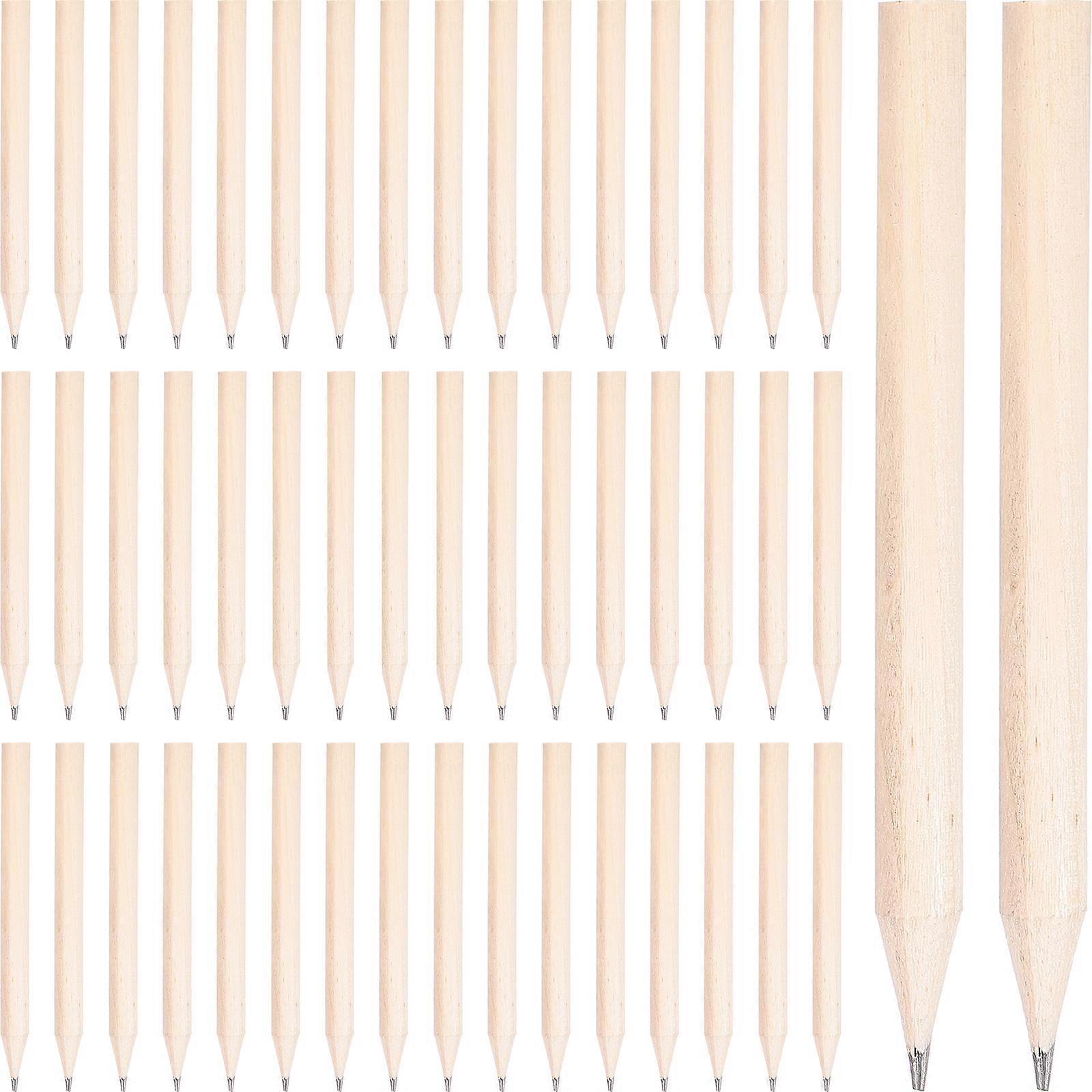 50 pcs Short Pencils Wooden Pencils Kids Writing Pencils Mini Pencils ...