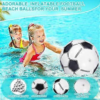 24 stycken uppblåsbar fotboll 16 inches fotboll strandbollar ...
