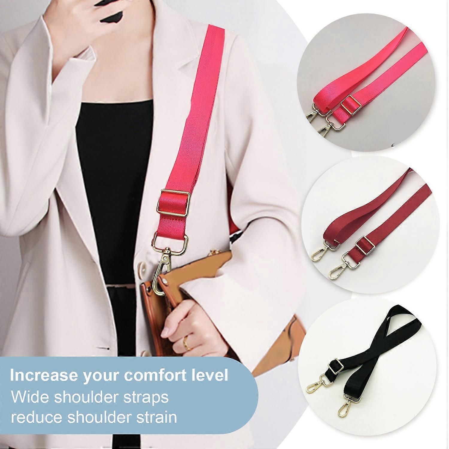 Colorful Bag Shoulder Strap with Snap Hook Clip Adjustable Widened ...