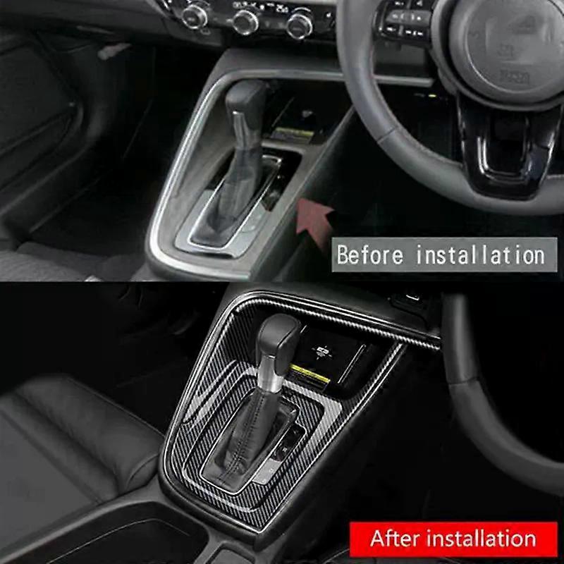 Car Carbon Fiber Central Gear Panel Control Panel Decal Interior ...