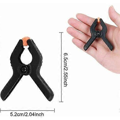 12 Pack 2 Inch Plastic Spring Clips for Photo Backgrounds, DIY Projects ...