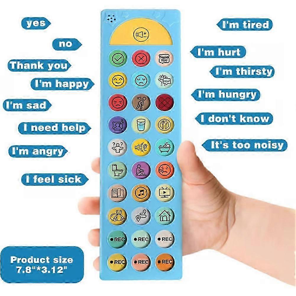 AAC Device for Autism - 6 Programmable Buttons, Adjustable Volume ...