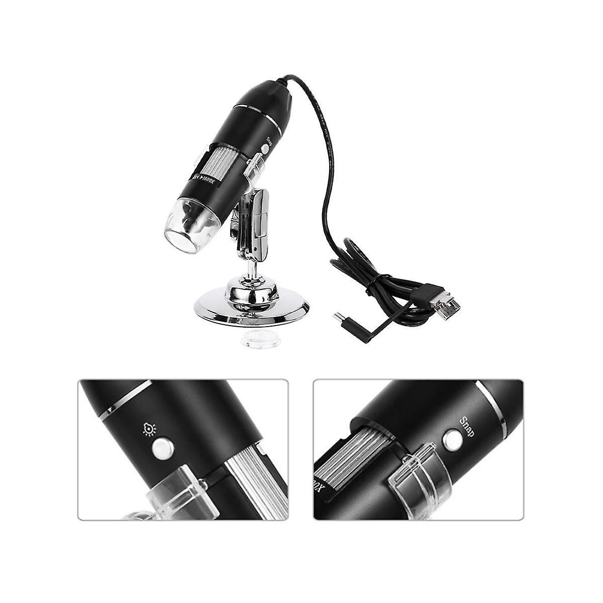 1600X Digital Microscope Camera 3In1 USB Portable Elec Microscope for ...