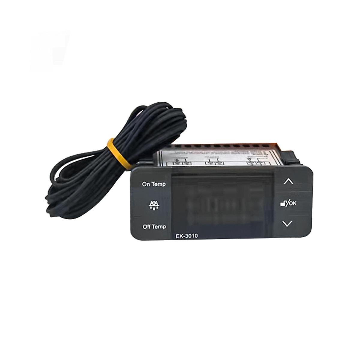EK-3010 Temperature Controller 220V Sensor Refrigeration Heating Alarm ...