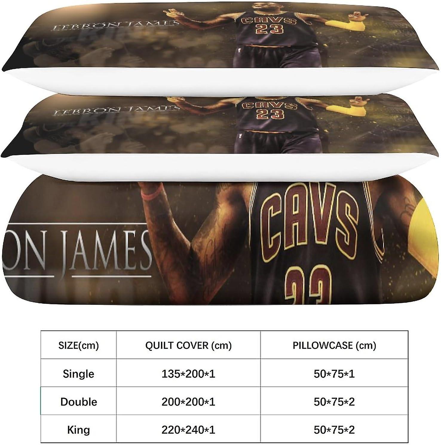 HOUKIG Bedding LeBron James Comforter Set 3D Printed Reversible Bed ...