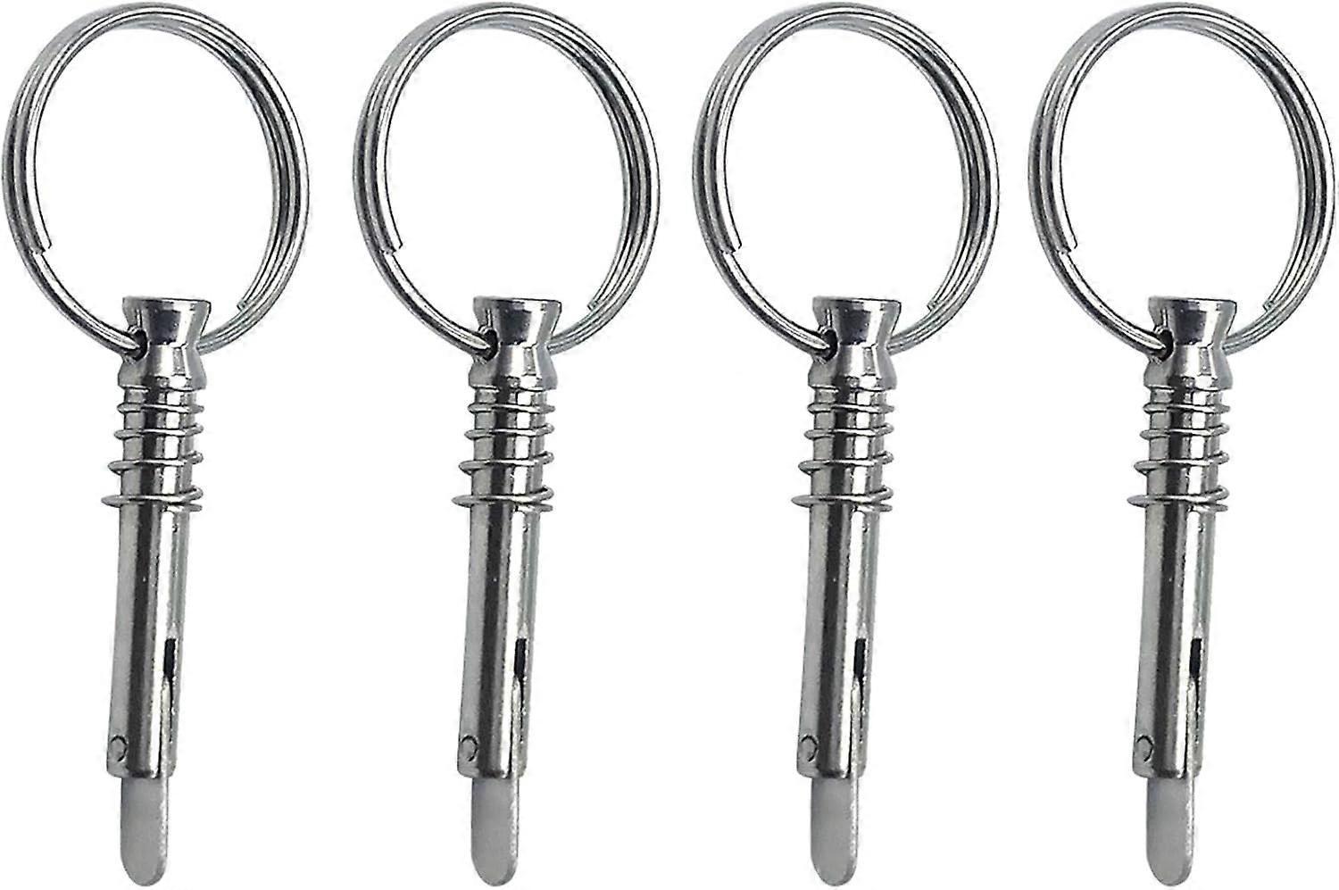 For 4 PCS Bimini Top Pins, 1/4" diameter quick release pin with cam and ...