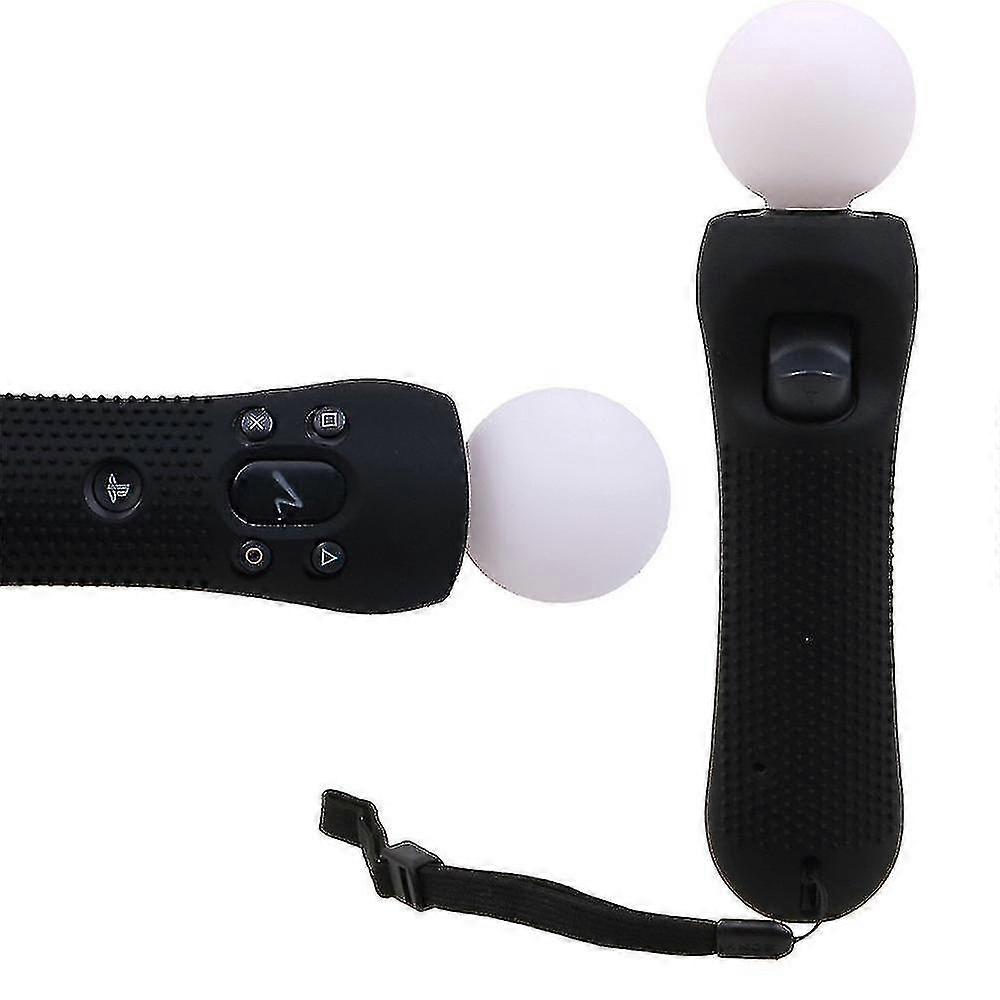 1 Pcs For Playstation Ps Vr Move Motion Controller Anti-slip Silicone Rubber Cover Protective ...
