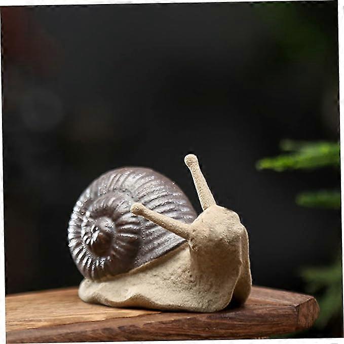Ceramic Snail Decoration Garden Ornament Snail Figurine Cute Gardening ...