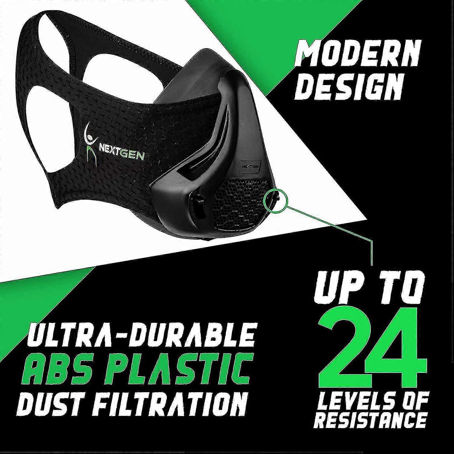 Altitude Face Mask Cardio Breathing & Respiratory Strength Trainer ...