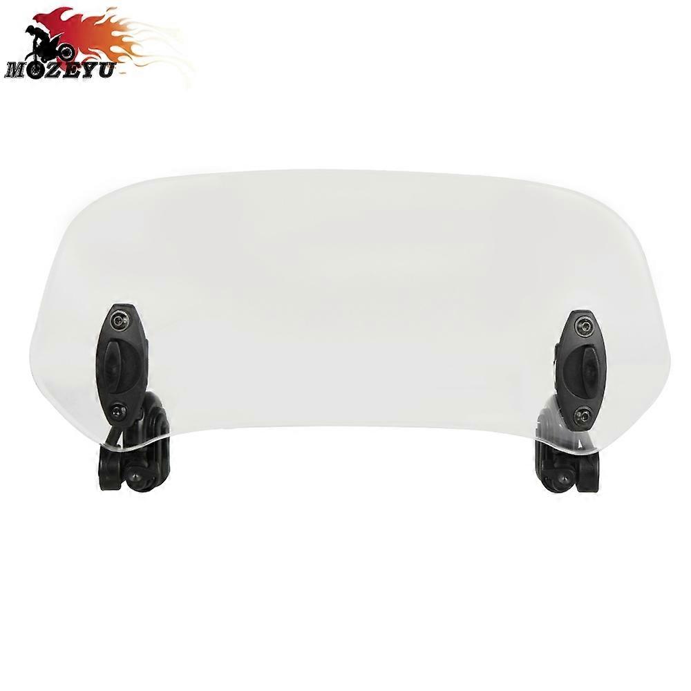 Motorcycle Adjustable Windshield Extension Wind Deflector For YAMAHA ...