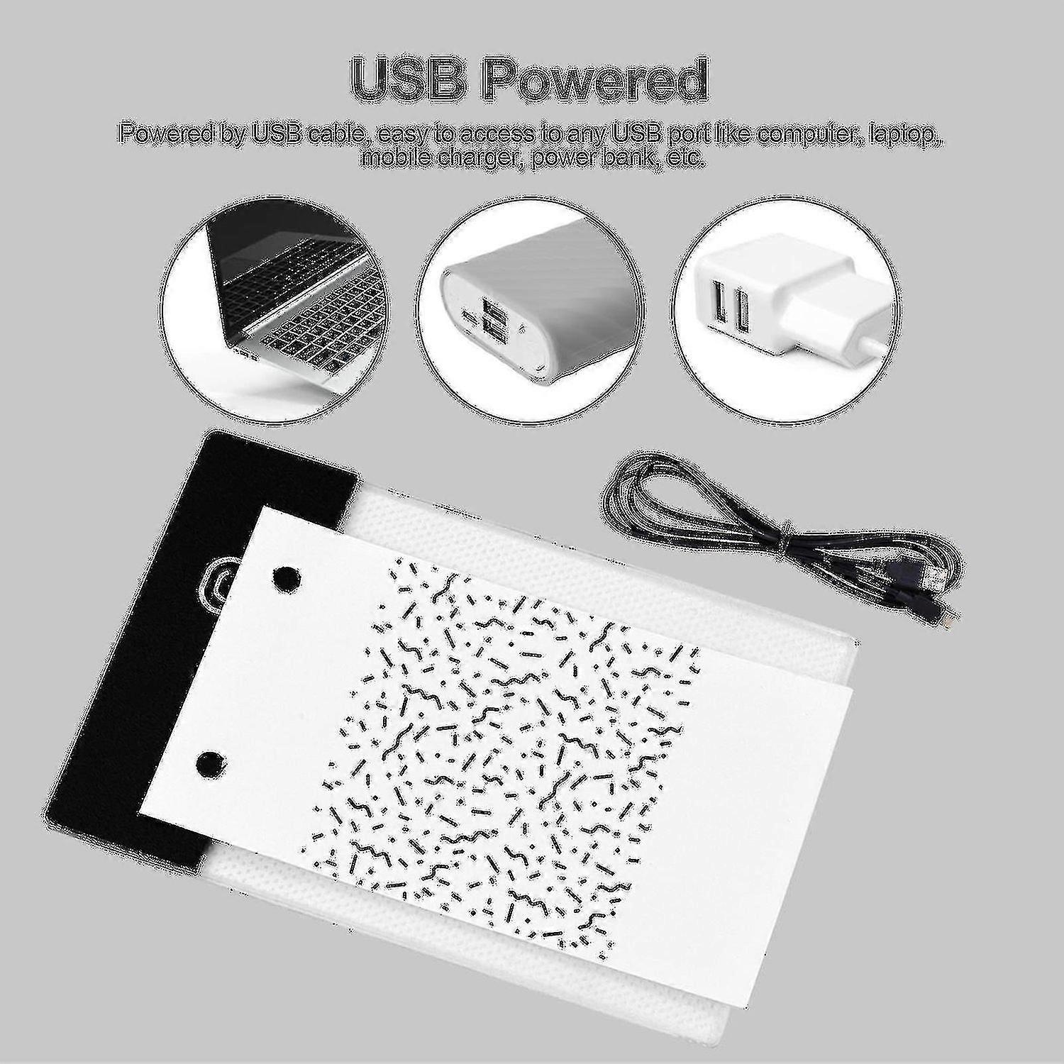 Flip Book Kit With Light Pad Led Light Box Tablet 300 Sheets Drawing ...